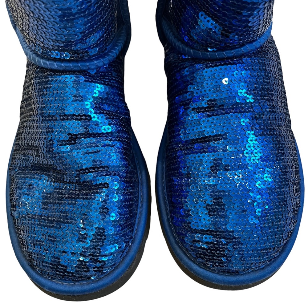 Ugg Royal Blue Sequin Sparkle Boots - Gem